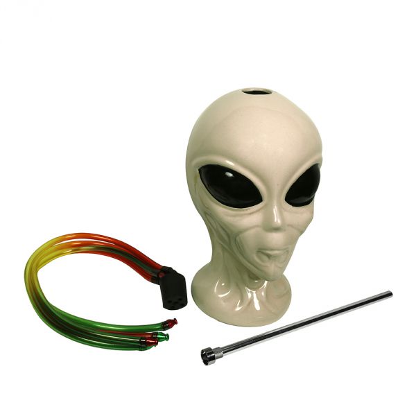 Ceramic ALIEN HEAD Bong - 4 Way – Fresh Garbage