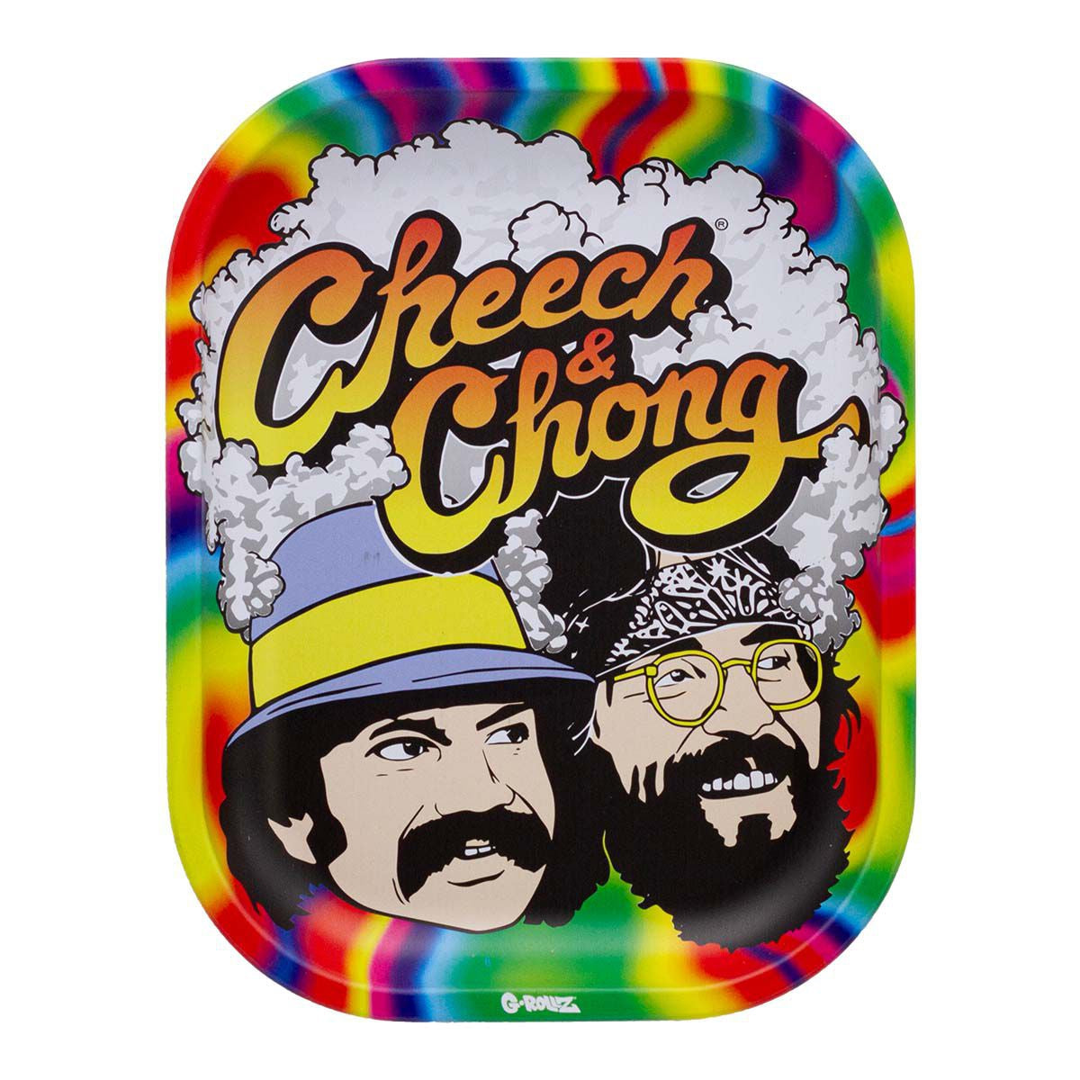 G-Rollz Cheech & Chong 'Trippy' Small Tray (14 x 18cm) – Fresh Garbage
