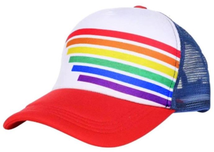 Pride Trucker Cap - Red/White/Blue – Fresh Garbage